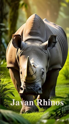 Javan Rhinos of Indonesia: One of the most endangered animals in the world?