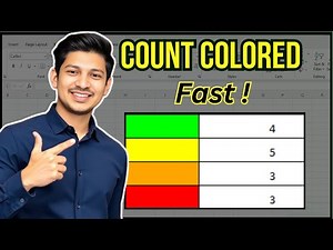 How to Count Colored Cells in Excel | COUNT CELLS BY COLOR (Step-by-Step Guide)