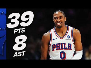 Tyrese Maxey's STELLAR 39-Point Game Leads 76ers to Win | February 22, 2026