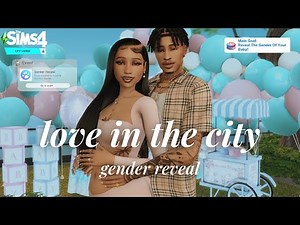 gender reveal | the sims 4: city living (ep 16)