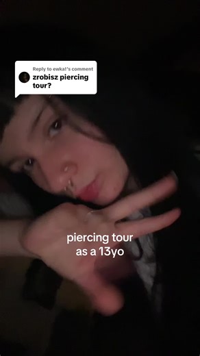 Replying to @ewka! 15 piercings w 1 uchu mialam industriala ale musualam wyjac #viral #foryou #piercing