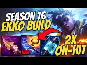 THIS NEW EKKO BUILD CHANGES EVERYTHING (Season 16 Dusk & Dawn)