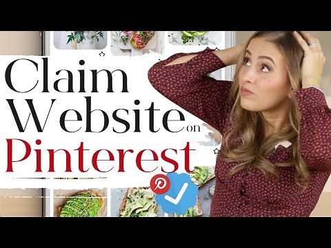 How to Claim a Website on Pinterest TUTORIAL (2022) // Easy Beginner Tutorial to Verify your Blog