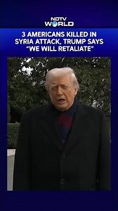 Trump Pledges Retaliation After 3 Americans Killed In Syria Attack By Suspected IS Gunman