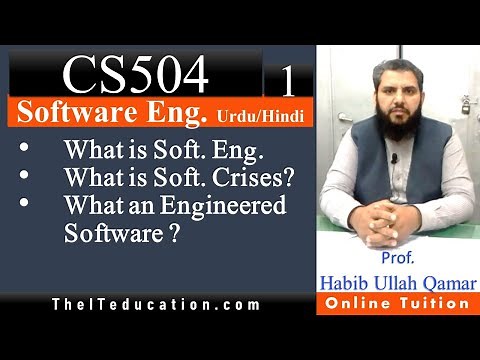 CS504 Short Lecture 1 | What is Software Engineering | What is Software Crises |CS504 Short Lectures