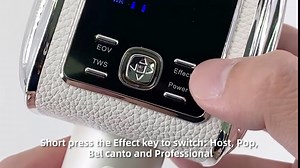 TOSING G6 Wireless Karaoke Microphone for Adults,10W LCD DIY Bluetooth Mic/Music Vol+/- EOV TWS Speakers with Echo/Treble/Bass Karaoke Machine for Christmas/Birthday/Home Car/Android/Pc/Tvs(White)