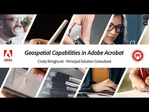 Acrobat Geospatial Location and Measuring Tool