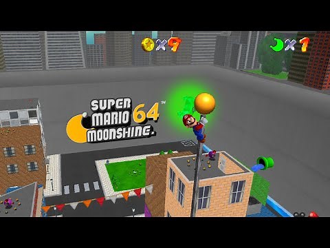 Super Mario MoonShine 64 SM64 PC Port Mod