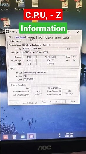 CPU Z information Computer info chek software #shortvideo #trending #hack #hp #laptop