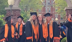 35K views · 596 reactions | Hundreds of brand new University of Findlay graduates completed the university’s oldest tradition by walking away from Old Main and under the Griffith Memorial Arch. Congrats!! https://wfin.com/local-news/university-of-findlay-graduation-and-arch-ceremony/ | 1330 WFIN | Facebook