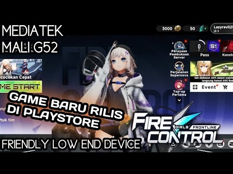 Girl Frontline Fire Control----Game Baru rilis Di playstore Mirip Strinova Ringan Untuk Hp kentang