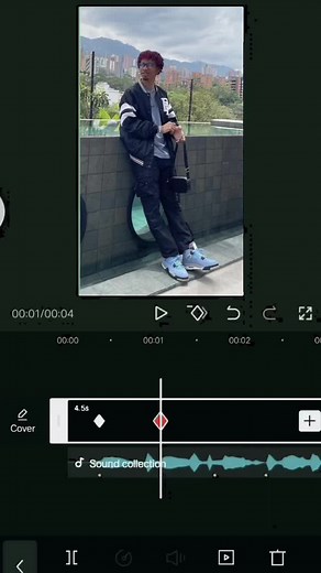 Outdoor Fashion Shoot Near Pool and Cityscape