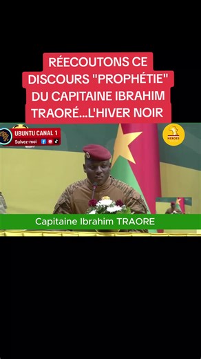 Au vu de tous les événements qui se passent ici en Afrique et dans le monde, réécouter le discours du capitaine IBRAHIM TRAORÉ nous rappelle qu'il faut que nous nous apprêtons #pourtoi #burkinatiktok🇧🇫 #ibrahimtraoré #donaldtrump #iran @RTB Télévision @BF1 TV @Burkina24 @ortmlive