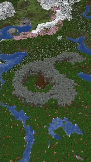The BEST Minecraft Seed for a WOODLAND MANSION in a Pale Garden Circle