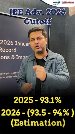 JEE Advanced 2026 Expected Cutoff 🔥 #jeeadvancecutoff #jee2026 #cutoff #shots