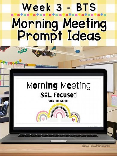 Morning Meeting Prompt Ideas for the Week - Social Emotional Learning Activities