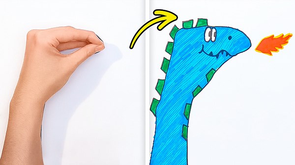 1.5M views · 31K reactions | How to draw with your palms and fingers: | 5-Minute Crafts GIRLY | Facebook