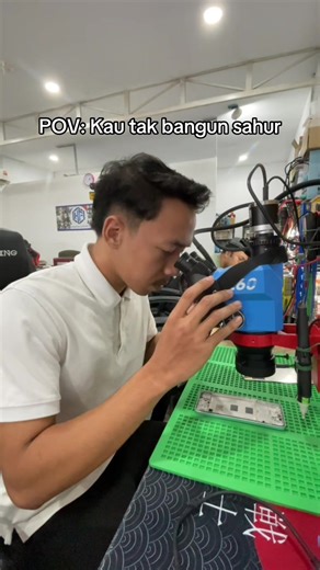 mana tahan macam ni #repairfonshahalam #repairfonjalankebun #repairfon #fyp