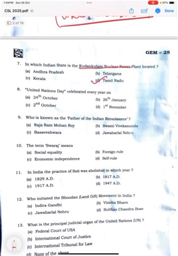 482K views · 5.2K reactions | TARGET APSSB CSL 2025 Part-1 GK/GS...