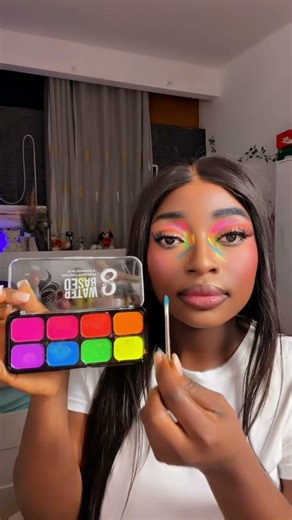 Rainbow Look Tutorial #viral #viralvideo #rainbow🌈🌈🌈
