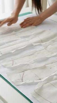 Transfer a draped pattern into a paper pattern #pattern #draping #sewingtutorial
