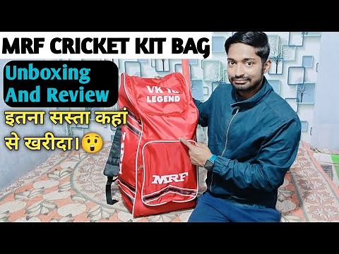 HF MRF GRAND Edition VK - 18 Full Size Ideal For 15-21 Years complete criket kit unboxing and review