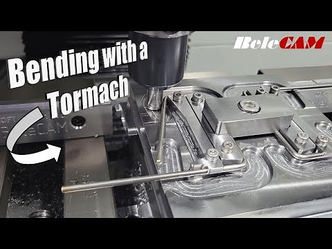 CNC bending 304 rods - Tormach