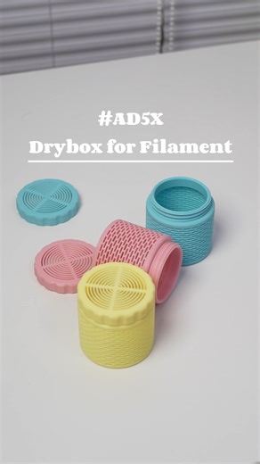 Flashforge on Instagram: "Tired of the moist filament? Print this! Printed on: Flashforge AD5X Design by: @@hxbbd(Makerworld) #3dprinting #3dprinter #flashforge #ad5x"