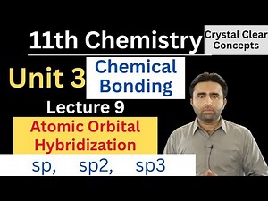 Atomic Orbital Hybridization | 11th class chemistry chapter 3 chemical bonding | Qais Ali Khan