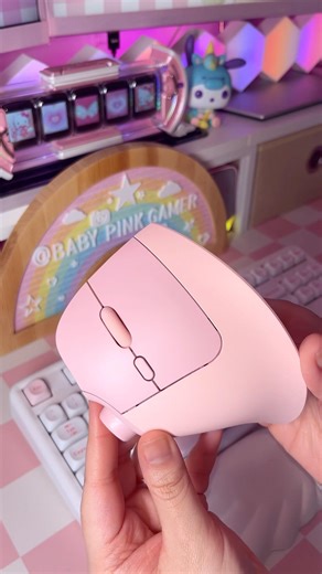 💕 the cutest cozy pink ergonomic mouse from seenda *unboxing* 💗