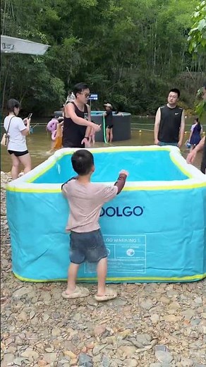 Enjoy Summer Vibes outdoor with IPOOlGO inflatable pool 🏊‍♂️