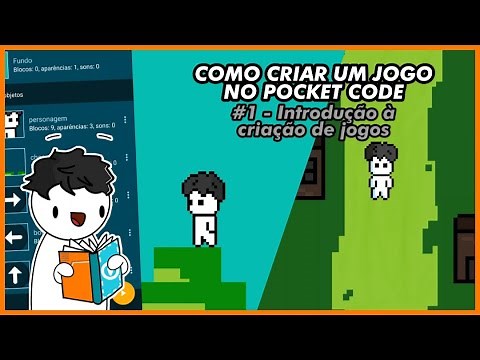 COMO CRIAR UM JOGO PELO POCKET CODE #1 - INTRODUÇÃO À CRIAÇÃO DE JOGOS (RPG E PLATAFORMA)