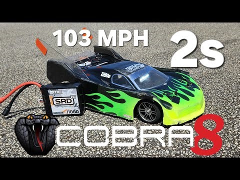 Castle Creations Cobra 8 ESC speed run
