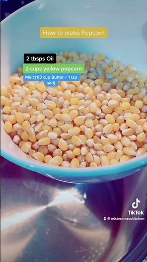 HOW TO MAKE POPCORN AT HOME QUICK AND EASY | HOMEMADE POPCORN RECIPE | MISTERMEZSS KITCHEN #SHORTS