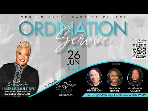 Minister Ordination Service