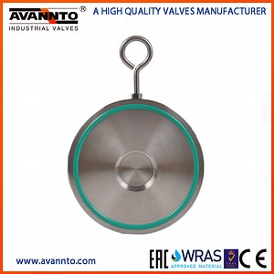 [Hot Item] DIN3202-K4 Stainless Steel Industrial Water Wafer Type Spring Swing Check Valve Pn25 Non Return Valve Stop Valve for Industrial Control
