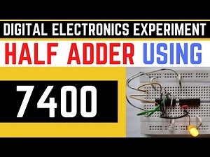 How do you implement half adder using NAND? | Draw circuit diagram of half adder using nand gate