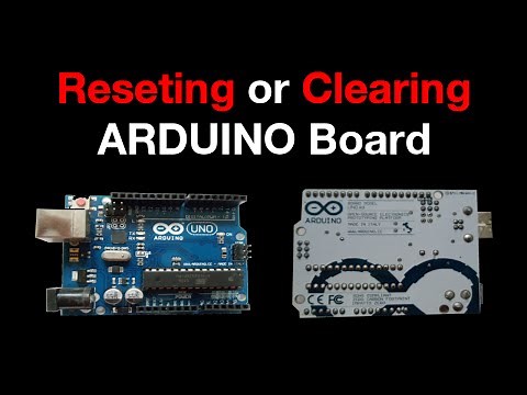 Arduino Tutorial 4 | How to Rest previously uploaded sketch from Arduino board
