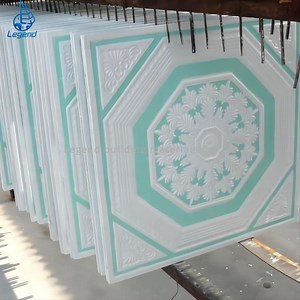 [Hot Item] Heat-Preventing Customized Distributor Colorful Glassfiber Reinforced Gypsum Ceiling Tile 12mm