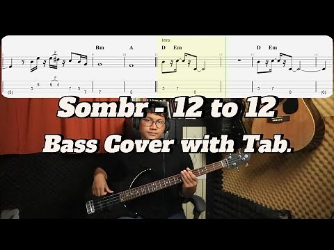 sombr - 12 to 12 (Bass Cover with Tab)