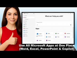 How to Use All Microsoft Product Word, Excel, PowerPoint & Microsoft 365 Copilot in One Place