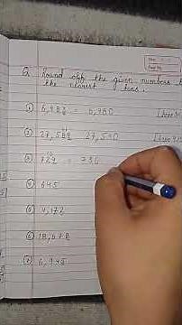 learn Rounding off numbers to the nearest ten in one minute...