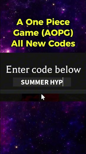 Roblox A One Piece Game Codes (AOPG Update)