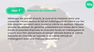 Mousse au chocolat et son insert de framboise