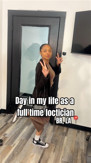A FULL day with a PROFESSIONAL loctician #locstyles #locjourney