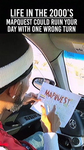 Mapquest could ruin your day with one wrong turn. | Time Traveler from 2005