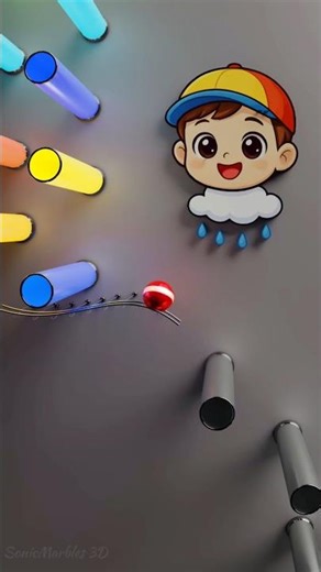 Rain Rain Go Away 🎵#marblemusic #marblasmr