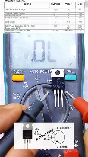 How to check NPN Transistor #viralrealsシ | Asia Telecom