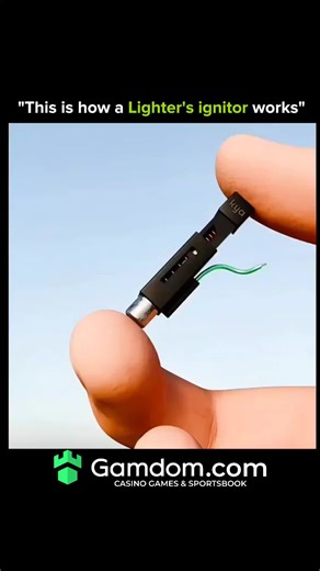 SCIENCE| BEYOND | EVERYTHING on Instagram: "🔥 How a Lighter Igniter Works A lighter igniter may seem simple, but it’s a clever piece of engineering that produces fire instantly. Here’s how it works: 1. Fuel Source: Most lighters use butane gas stored under pressure in a small reservoir. 2. Ignition Mechanism: When you press or flick the igniter, it creates a spark. 3. Flint & Wheel: In traditional lighters, a small flint is scraped by a metal wheel, producing sparks. 4. Piezoelectric Ignition: