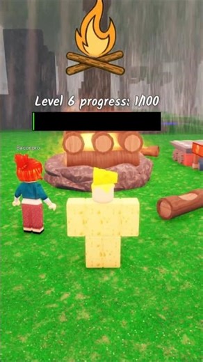 Upgrading the campfire be like: 😭 #roblox #99nights